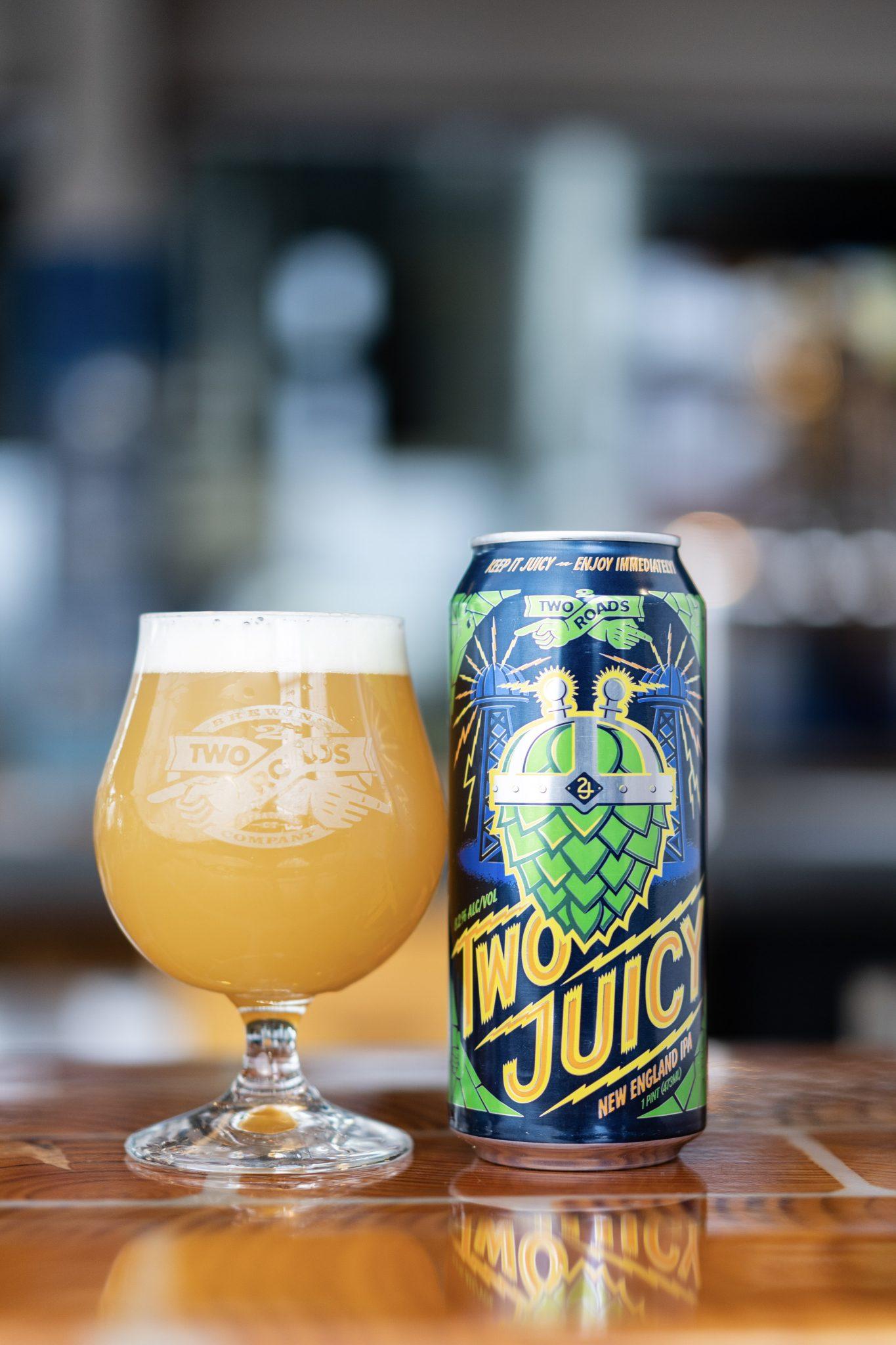 TWO JUICY NAMED #5 TOP HAZY IPA OF 2019 - Two Roads Brewing TWO JUICY ...