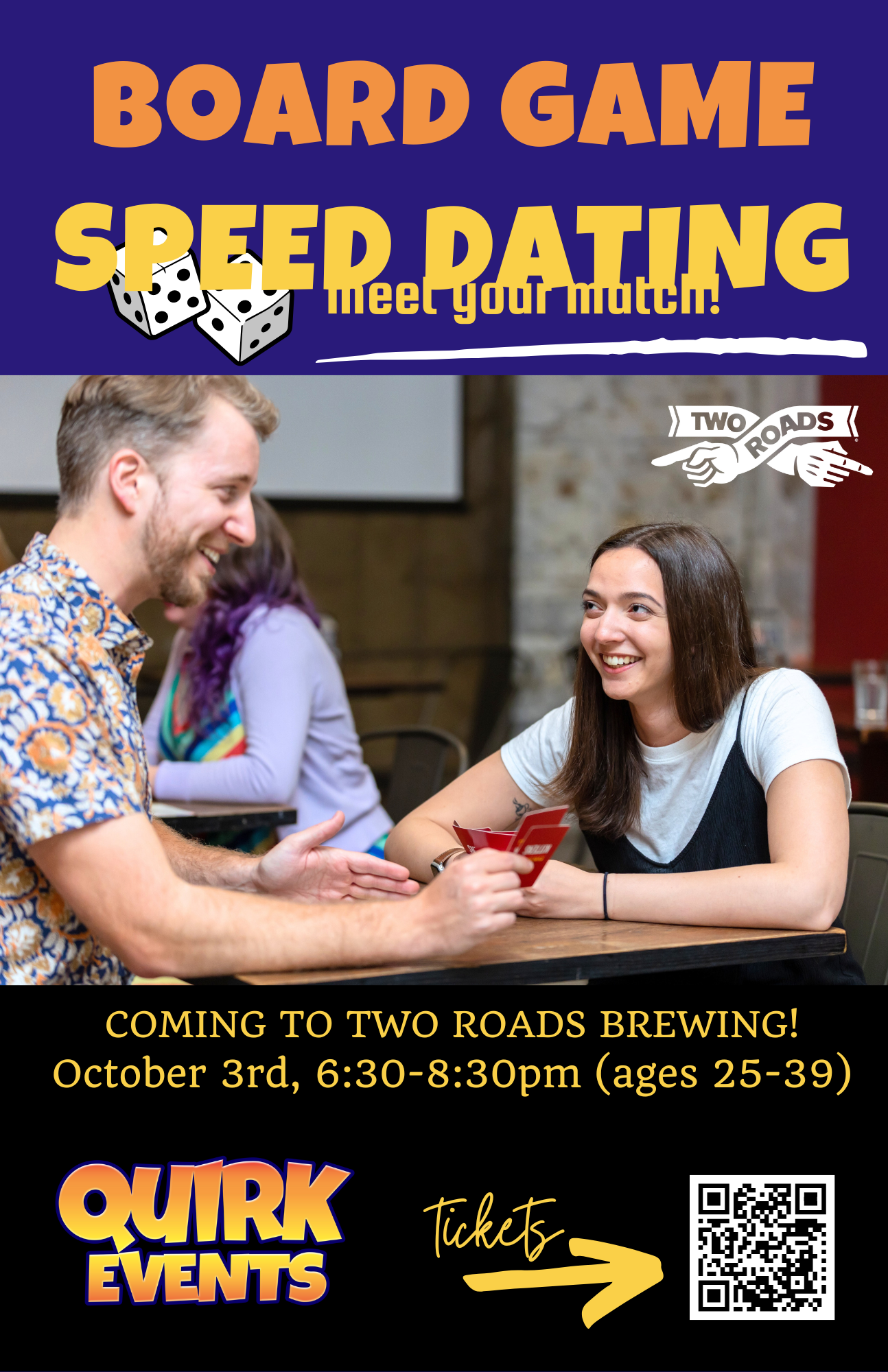 Board Game Speed Dating - Two Roads Brewing