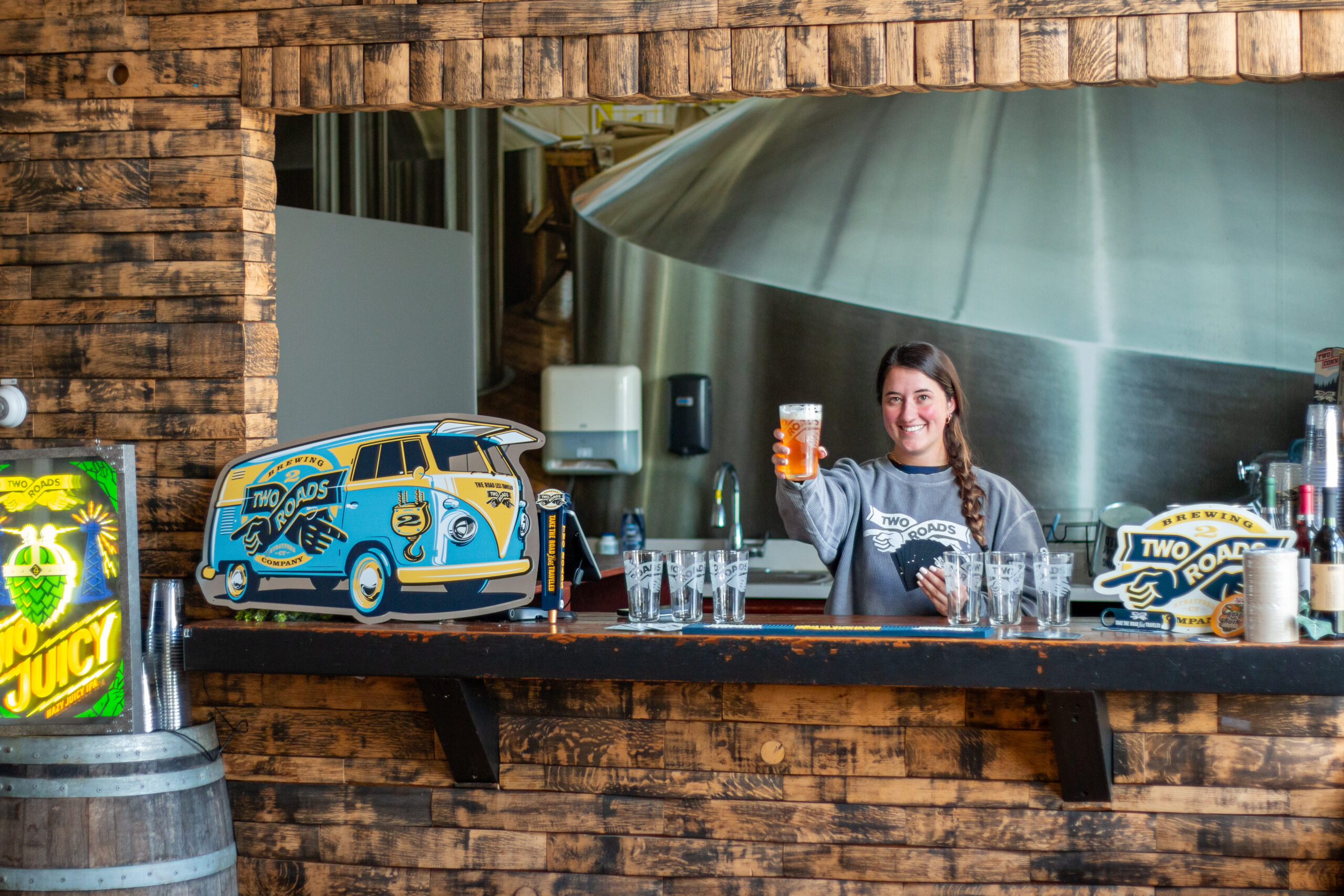 Deck Out Your Bar Giveaway - Two Roads Brewing